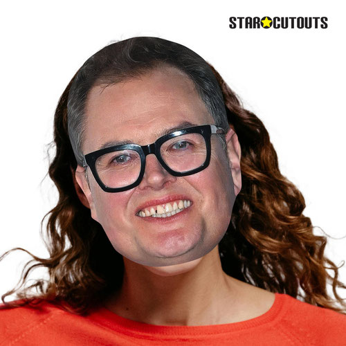 Alan Carr Cardboard Face Mask | Partyrama