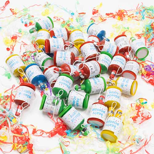 Party Poppers & Cannons | Partyrama