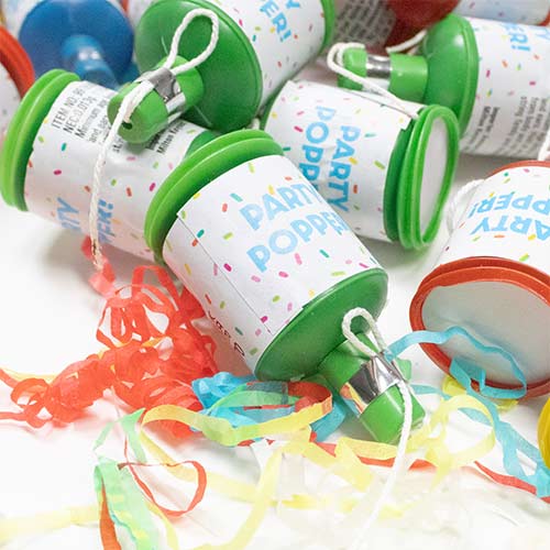 Party Poppers & Cannons | Partyrama