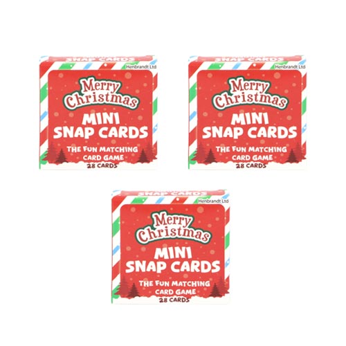 Christmas Character Mini Snap Cards - Pack of 3 | Partyrama