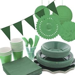 Green Party Supplies | Partyrama