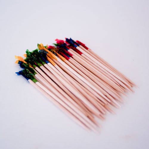 Frilled Party Food Picks - Pack of 50 | Partyrama