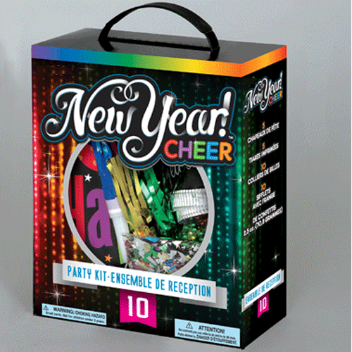 New Year Cheer Party Kit for 10 | Partyrama
