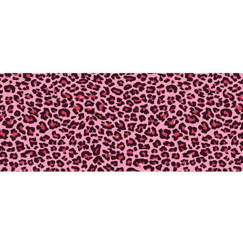 Pink Leopard Animal Print PVC Personalised Party Sign Decoration ...