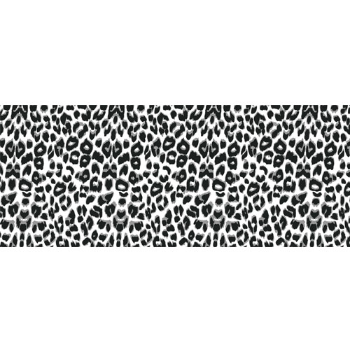 White Leopard Animal Print PVC Party Sign Decoration | Partyrama