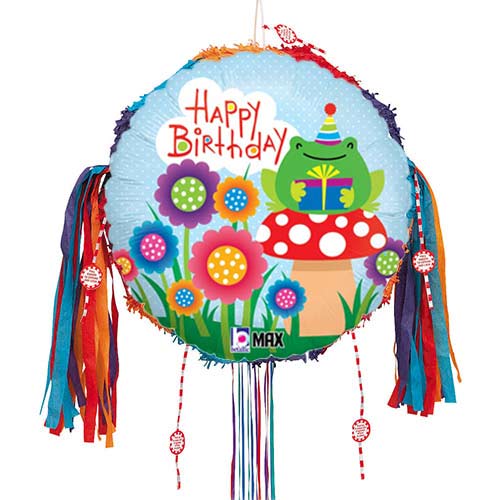 Garden Birthday Pull String Pinata | Partyrama