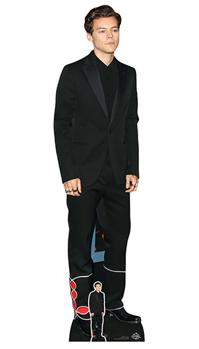 Harry Styles Black Suit Lifesize Cardboard Cutout 183cm | Partyrama
