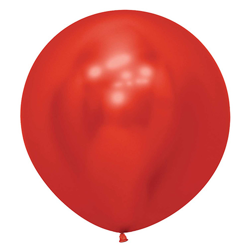 Reflex Red Biodegradable Latex Balloons 61cm / 24 in - Pack of 3 ...
