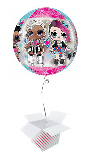 LOL Surprise Glam Orbz Foil Helium Balloon - Inflated Balloon in a Box ...