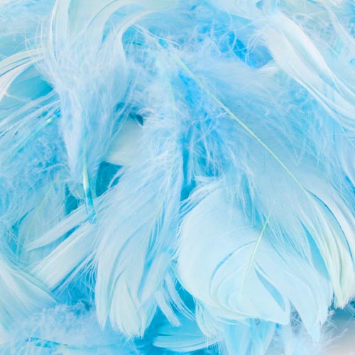 Baby Blue Eleganza Feathers 50g | Partyrama