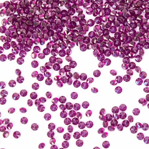 Purple 6mm Tiny Wedding Diamonds Premium Table Gems 28g | Partyrama