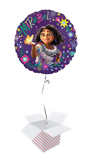 Encanto Disney Round Foil Helium Balloon - Inflated Balloon in a Box ...