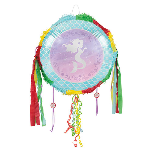 Mermaid Shine Pull String Pinata | Partyrama