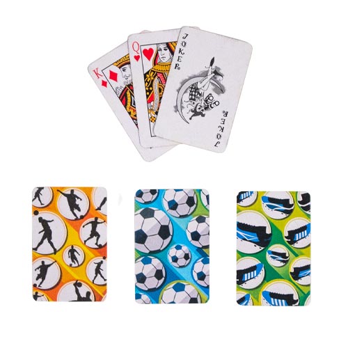 Football Theme Mini Playing Cards - Pack of 24 | Partyrama