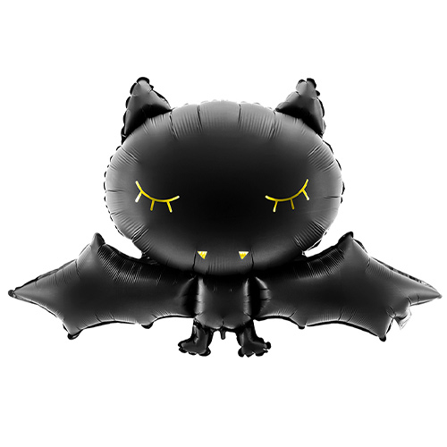 Halloween Black Bat Shaped Helium Foil Giant Balloon 75cm / 30 in ...