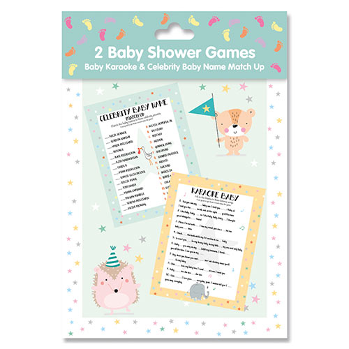 Baby Karaoke & Celebrity Baby Name Match Up Baby Shower Party Game ...