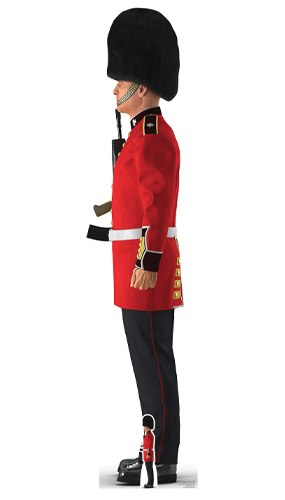 Illustrated Palace Guard Facing Left Lifesize Cardboard Cutout 196cm ...