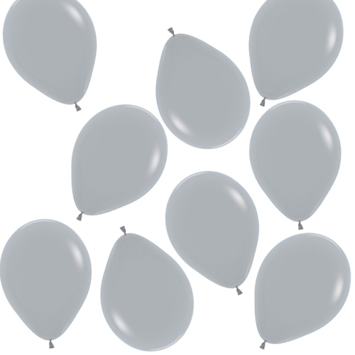Fashion Solid Grey Biodegradable Mini Latex Balloons 13cm / 5 in - Pack ...