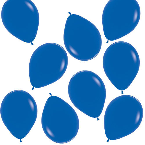 Fashion Solid Royal Blue Biodegradable Mini Latex Balloons 13cm / 5 in ...