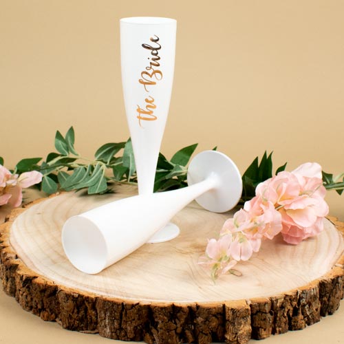 Personalised Hen Party Biodegradable Plastic Champagne / Prosecco Flute ...