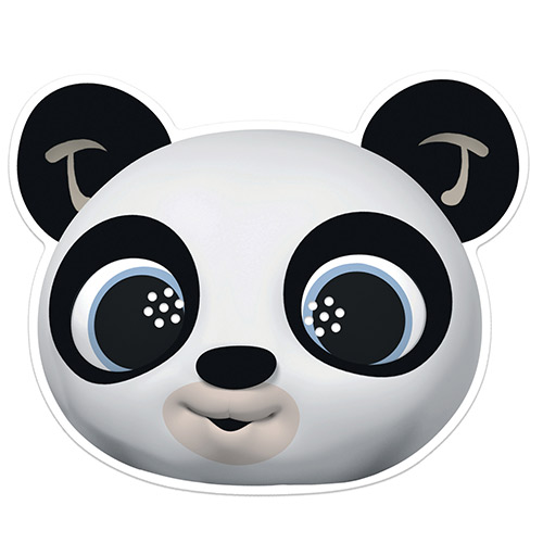 Bing Pando Cardboard Face Mask | Partyrama