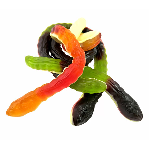 Haribo Yellow Bellies Jelly Snake Sweets 100g | Partyrama