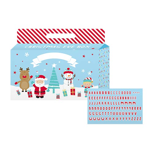 Customisable Christmas Eve Characters Box | Partyrama