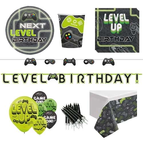 Level Up 8 Person Deluxe Party Pack | Partyrama