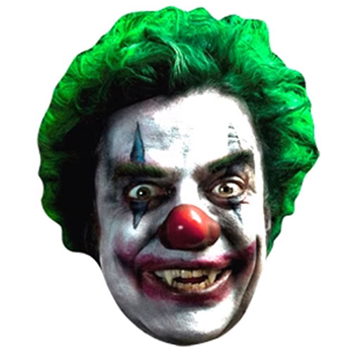 Scary Clown Halloween Cardboard Face Mask | Partyrama