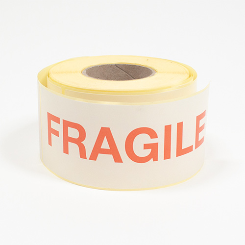 Fragile Sticker Label Roll - Pack of 25 | Partyrama