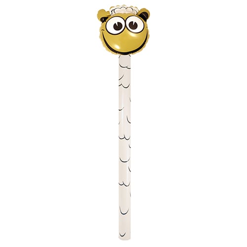 Sheep Farm Animal Inflatable Stick 118cm | Partyrama