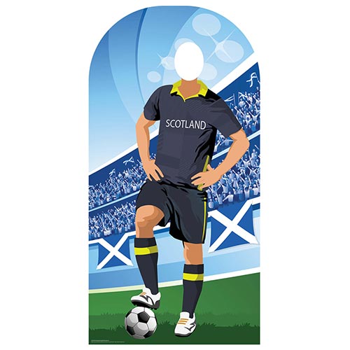 Scotland Football Stand-In Cardboard Cutout 190cm | Partyrama