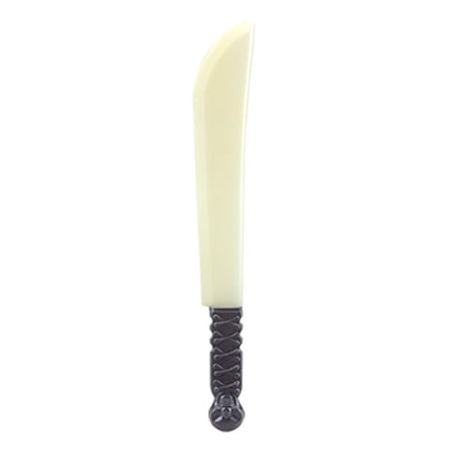 Glow In The Dark Plastic Machete Halloween Prop | Partyrama
