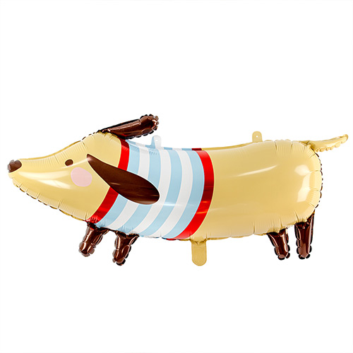 Dachshund Dog Giant Helium Foil Balloon 96cm / 38 in | Partyrama