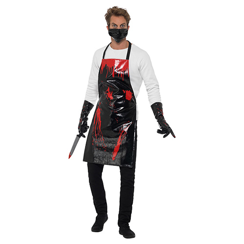 Bloody Surgeon Butcher Fancy Dress Costume Kit Unisex Adult One Size ...