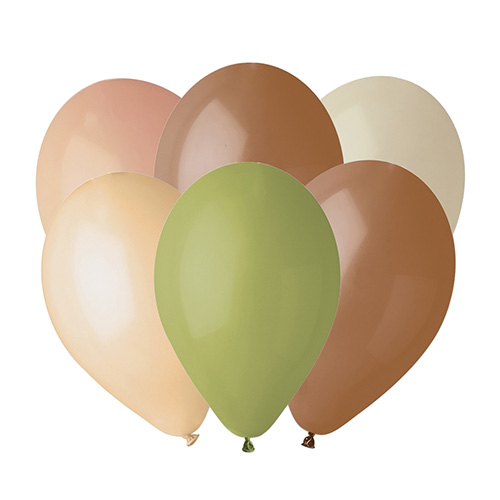 Natural Tones Brown, Olive Green, Misty Rose, Latte Cream & Blush Nude ...
