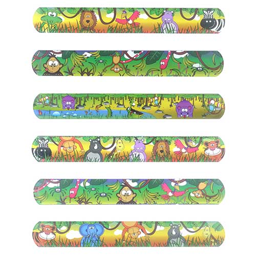 Assorted Jungle Animal Snap Bracelet | Partyrama