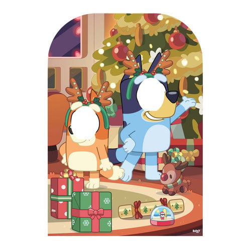 Bluey Christmas Stand In Cardboard Cutout 131cm | Partyrama