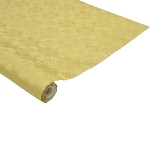 Metallic Gold Paper Banquet Roll Tablecover 20m x 1.2m | Partyrama