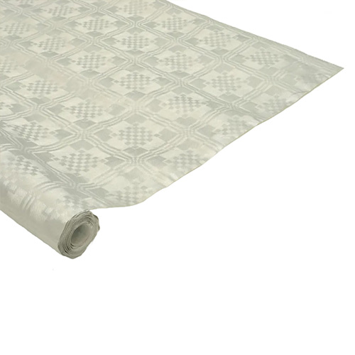 Metallic Silver Paper Banquet Roll Tablecover 20m x 1.2m | Partyrama