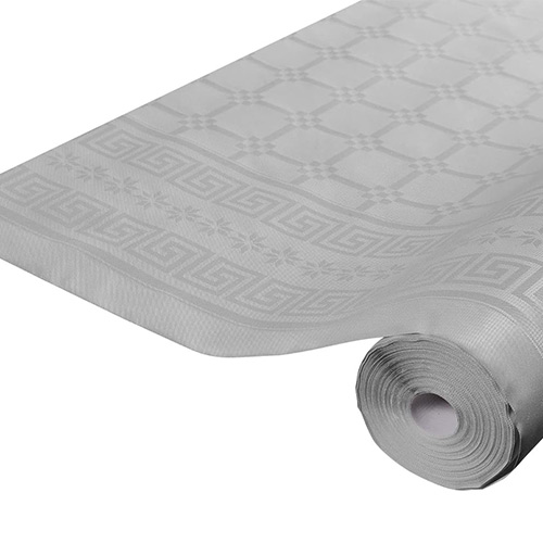 Silver Paper Banquet Roll Table Cover 8m x 1.18m | Partyrama