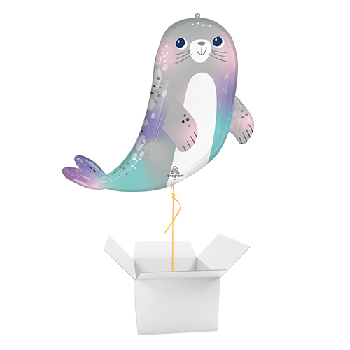 Under The Sea Seal Giant Helium Foil Balloon - Inflated Balloon in a ...
