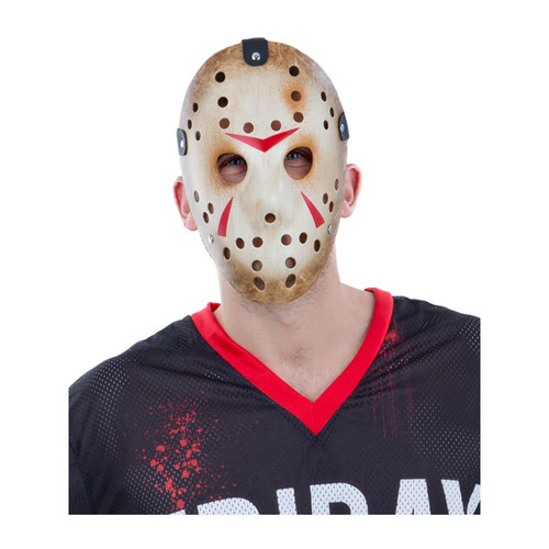 Jason Voorhees Friday the 13th Fancy Dress Face Mask | Partyrama