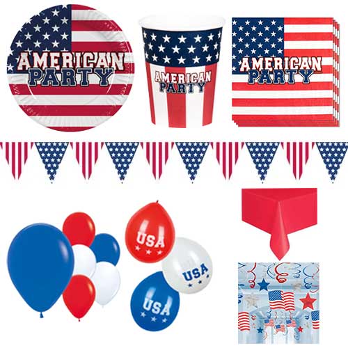 American Party 20 Person Deluxe Party Pack | Partyrama