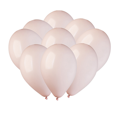 Shell Cream Latex Balloons 23cm / 9 in - Pack of 30 | Partyrama