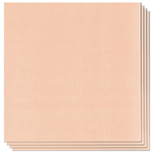 Apricot Orange Vert Decor Compostable Paper Luncheon Napkins 3 Ply 33cm ...