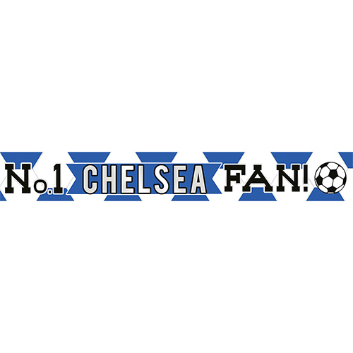 No. 1 Chelsea Fan Football Foil Banner 2.7m | Partyrama