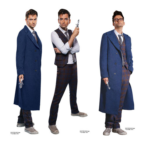 The Fourteenth Doctor David Tennant Doctor Who Table Top Cardboard ...