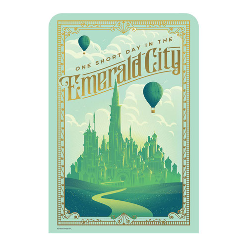 Official Universal Pictures Wicked Emerald City Single Backdrop ...