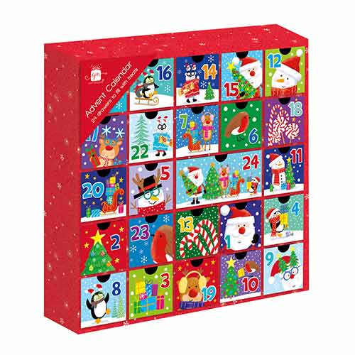 Fill Your Own Christmas Characters Advent Calendar | Partyrama